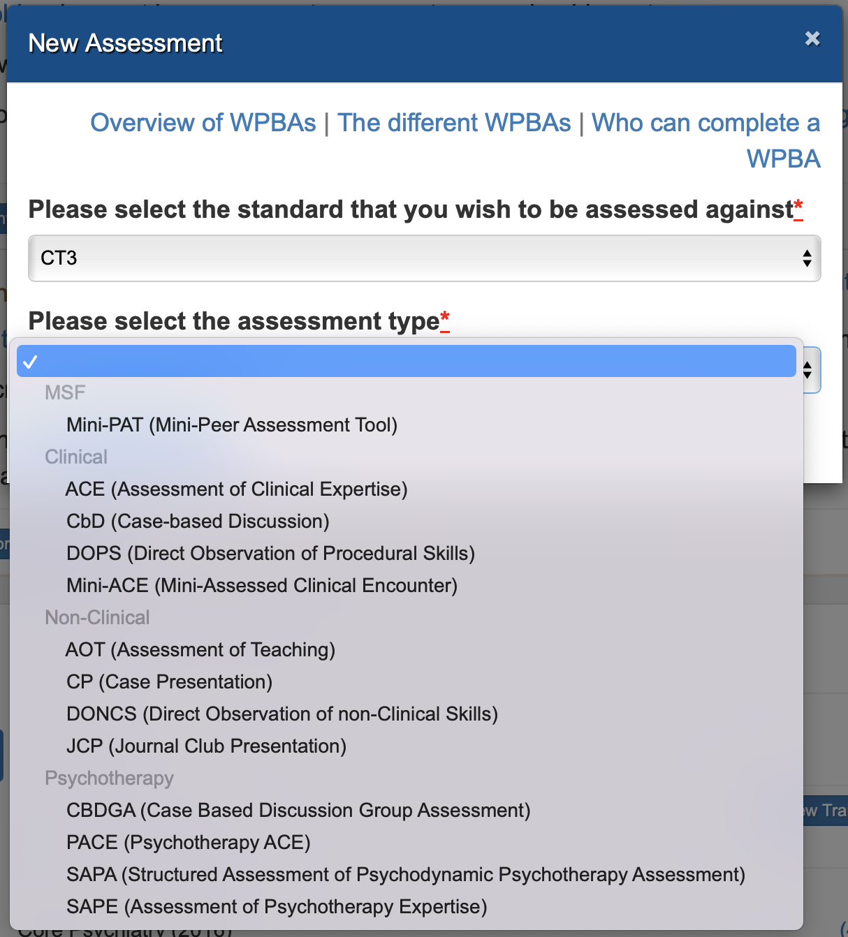 Request an Assessment – PortfolioOnline